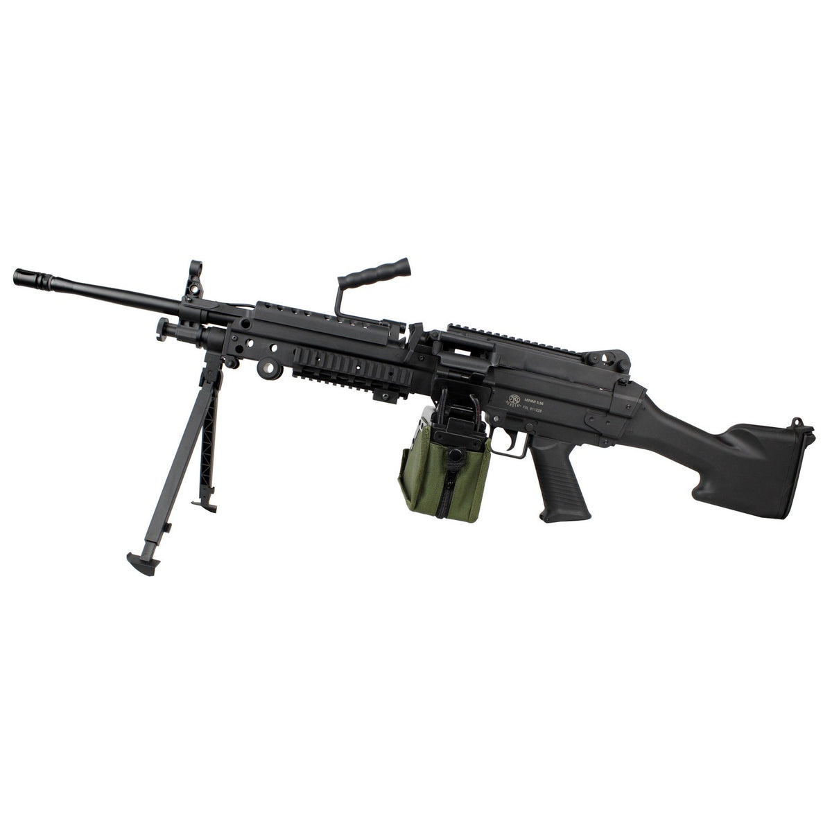 S&T M249 SAW E2 Sports Line AEG BK with Box Magazine – S&T Armament ...