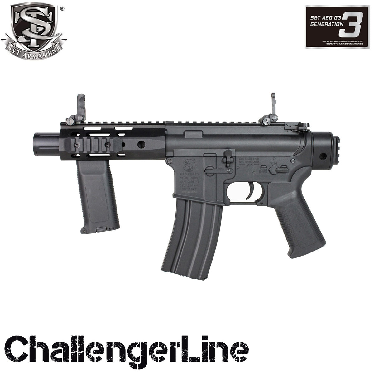 S&T M4 pistol Challenger line G3 AEG – S&T Armament (Smart Team)