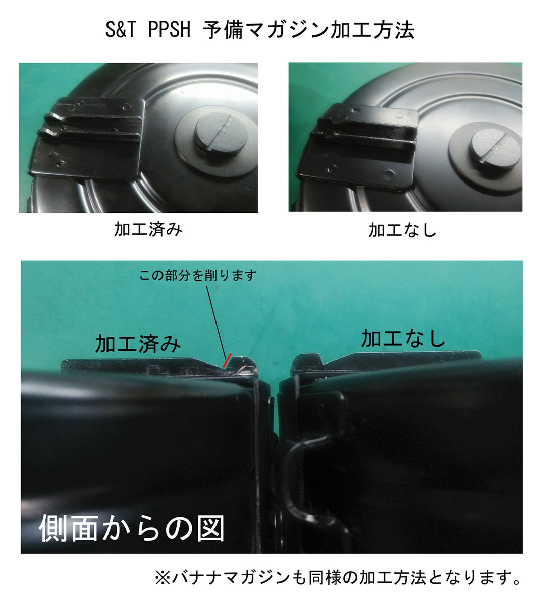 S&T Curved Magazine for PPSH (120 Rds) – S&T Armament (Smart Team)