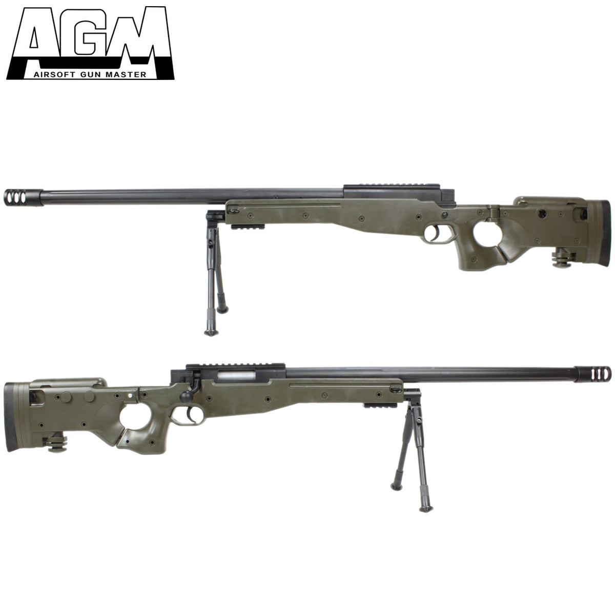 AGM AW338 Spring Power Sniper Rifle OD – S&T Armament (Smart Team)
