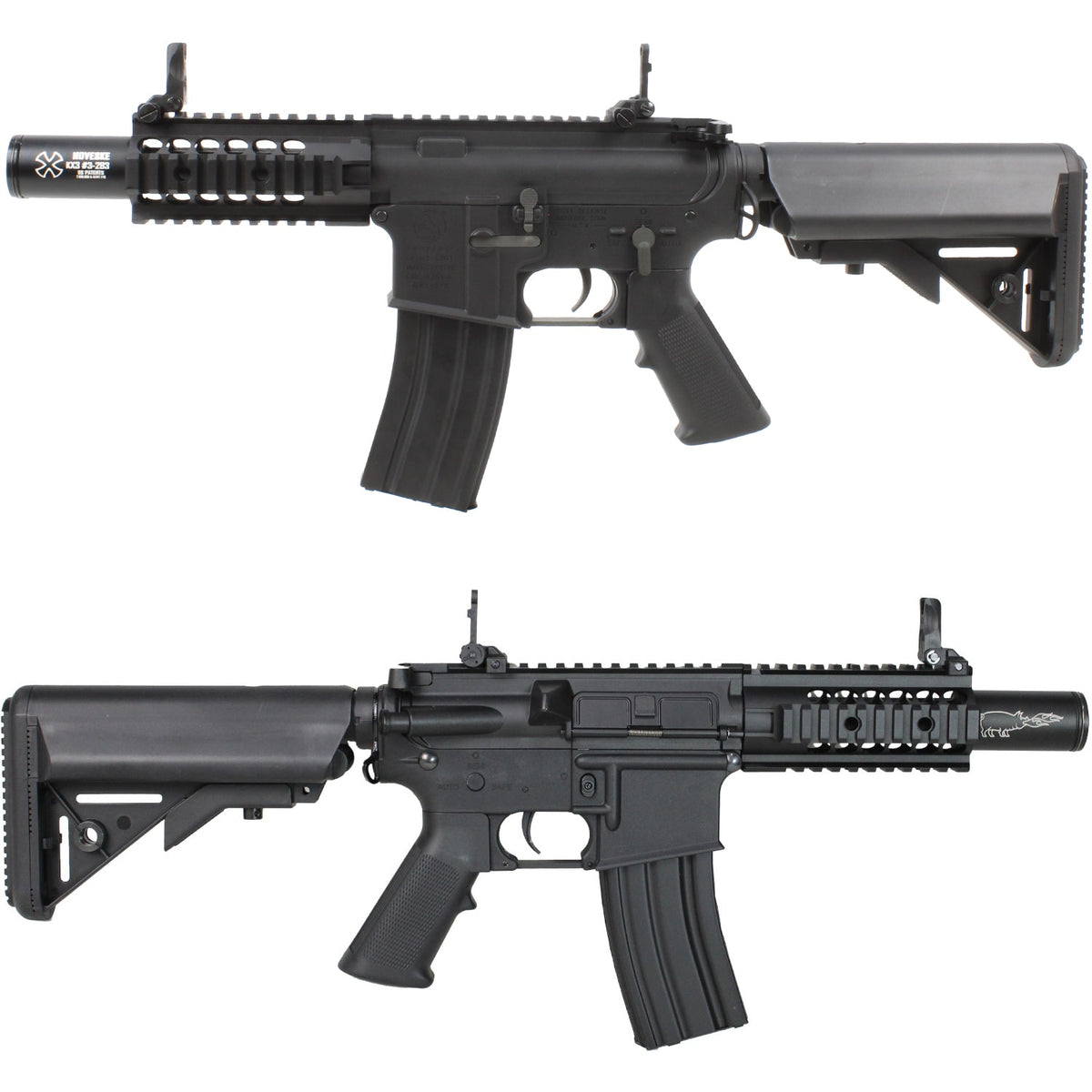 S&T M4 FF 5 inch Challenger Line G3 AEG BK (MOLON engraved) – S&T ...